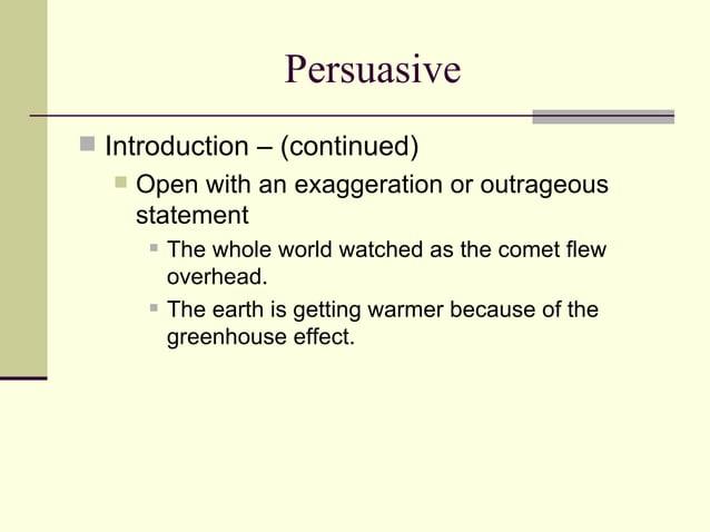 Persuasive Writing Powerpoint by Monica Gillette - Issuu