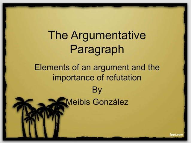 Argumentative Paragraph by Katrina Price - Issuu