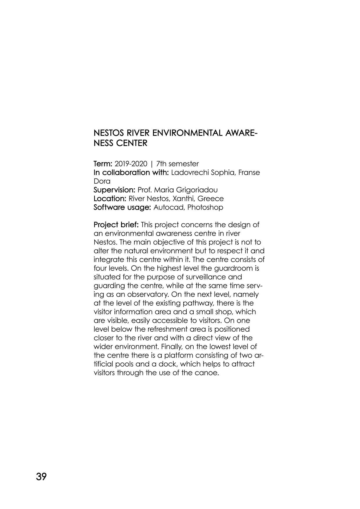 Sofia Ralli | Architecture Portfolio 2019/22 by Sofia Ralli - Issuu