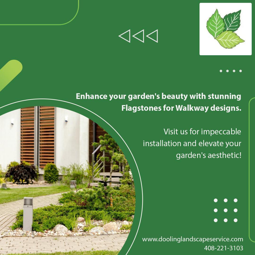 Stunning Flagstones for Walkway designs by Dooling Landscape Services ...