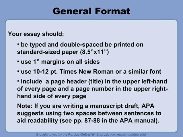 Purdue Owl Apa Style Guide by Samantha Erickson - Issuu