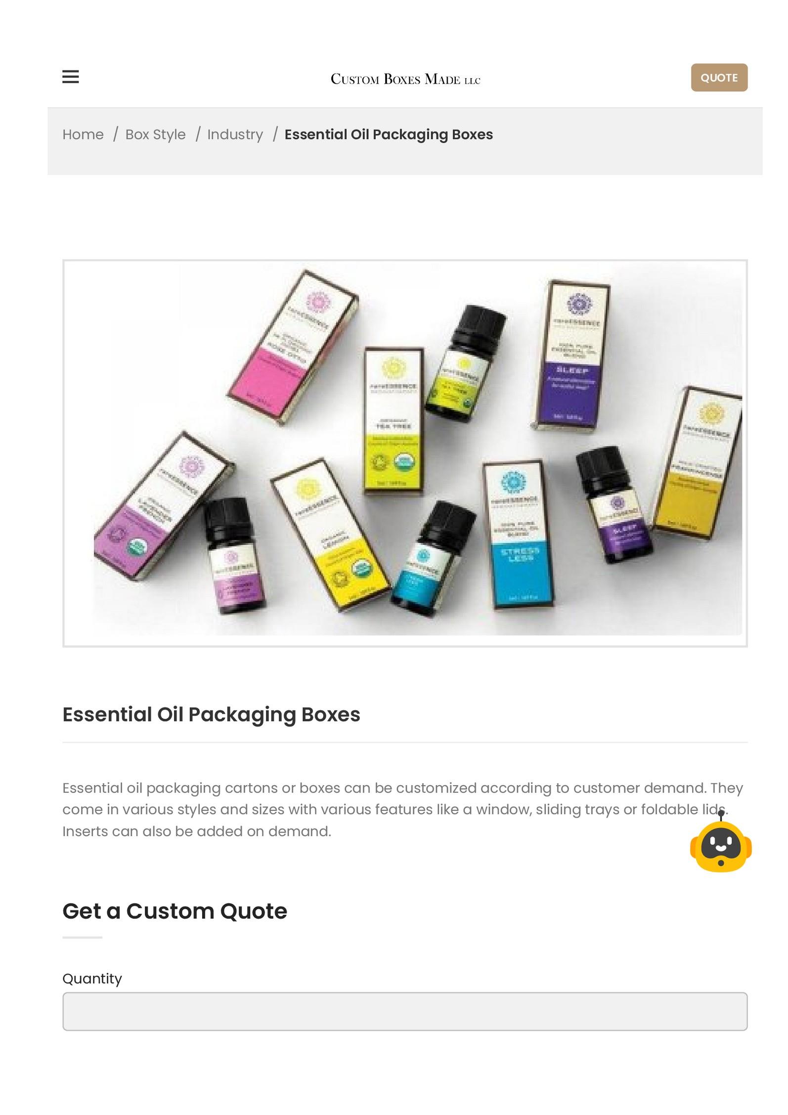 Essential Oil Packaging box by Custom Boxesmade - Issuu