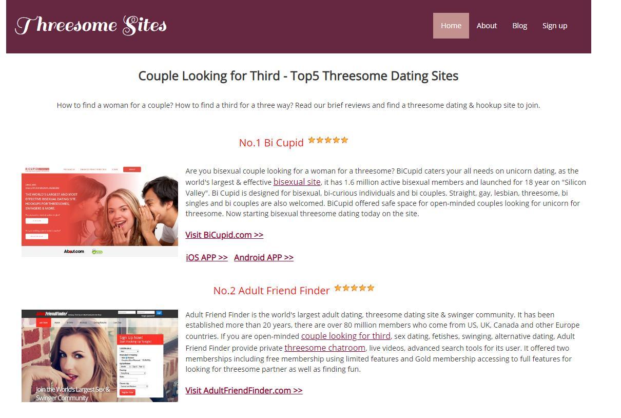Couple Looking for Third - Top5 Threesome Dating Sites by ida1434678 ...