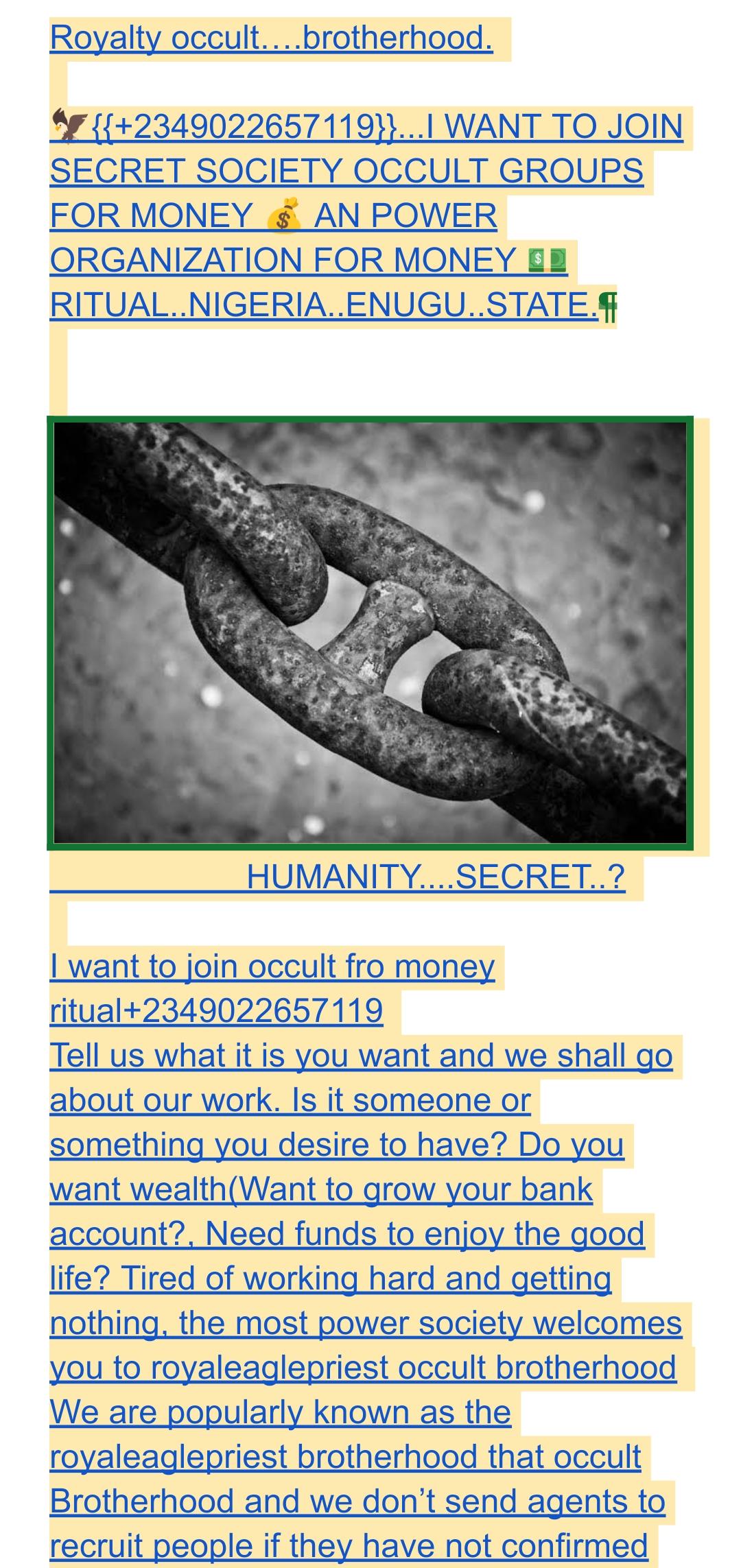 +2349022657119.@@..i want to join occult for money ritual. by Alxe24 ...