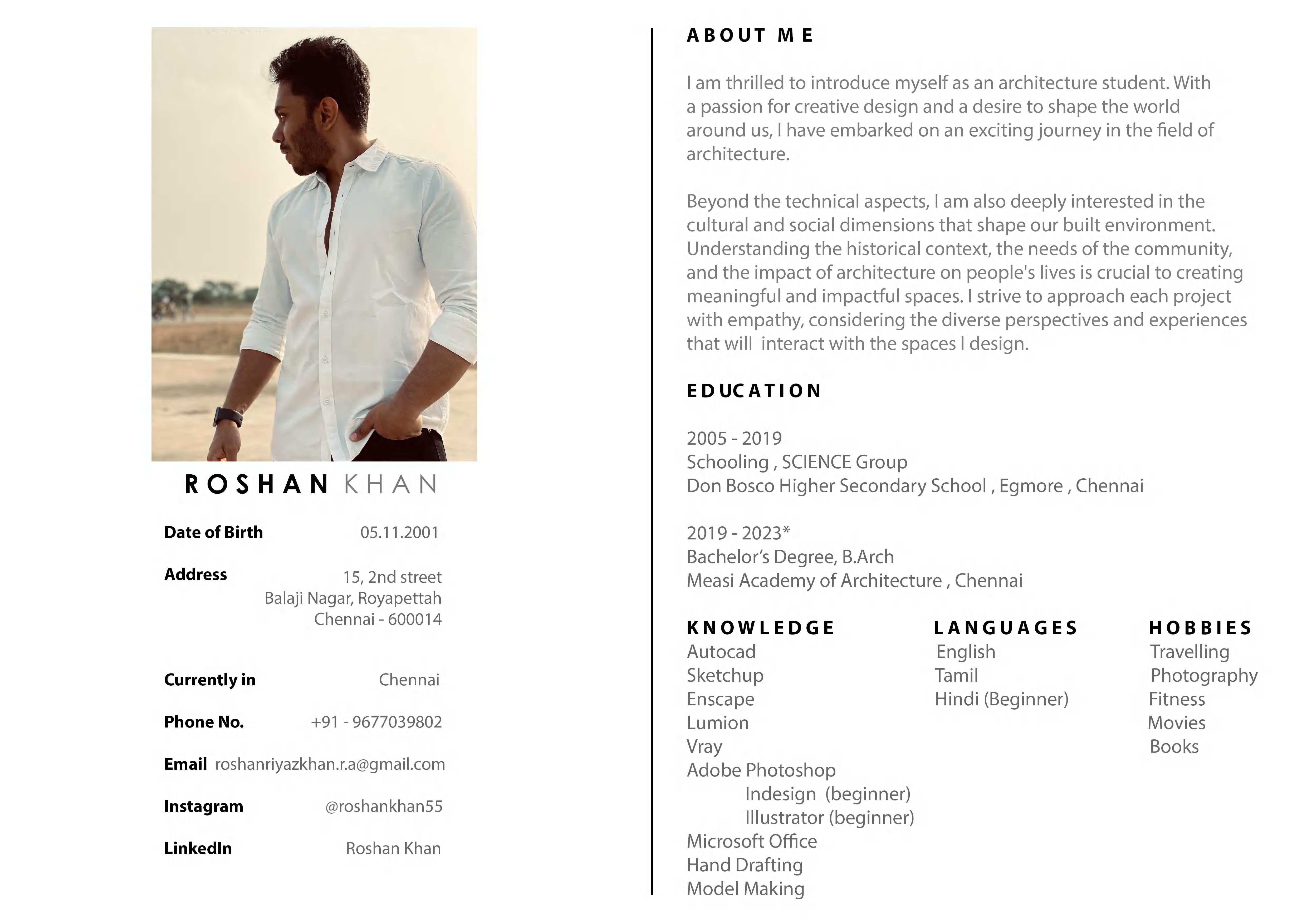 Architecture Portfolio - Roshan khan by Roshan Khan - Issuu