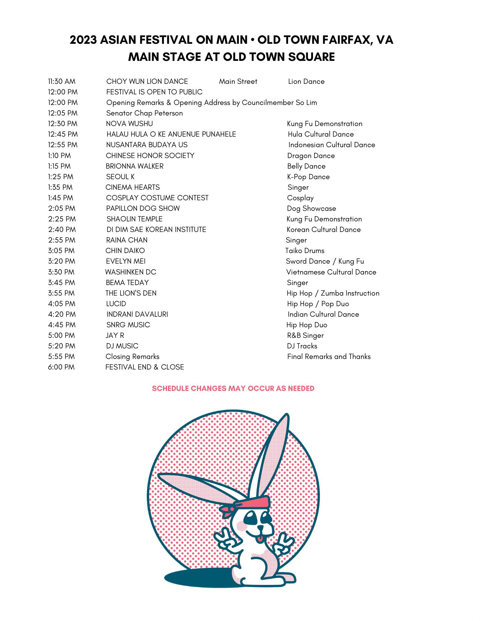 2023 Asian Festival on Main Event Program by ...