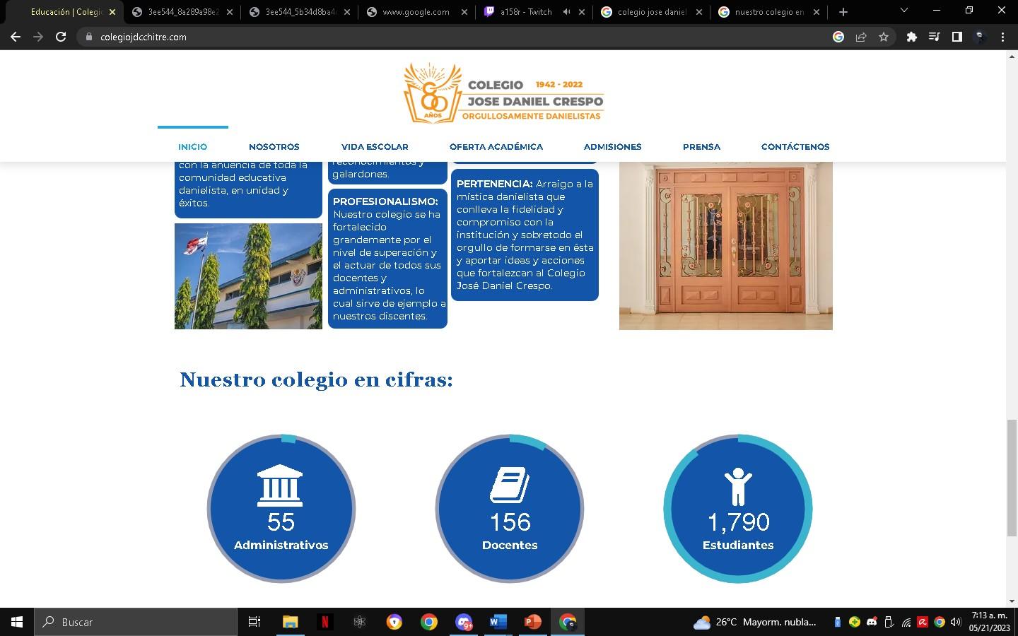 Todo sobre el Colegio Jose Daniel Crespo by Miguel Oliver - Issuu