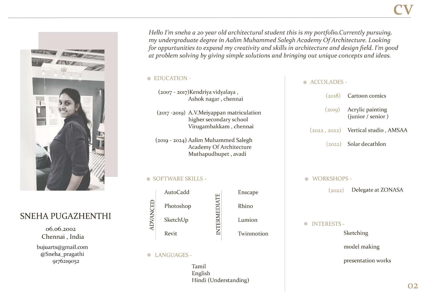 ARCHITECTURE PORTFOLIO by sneha pugal - Issuu