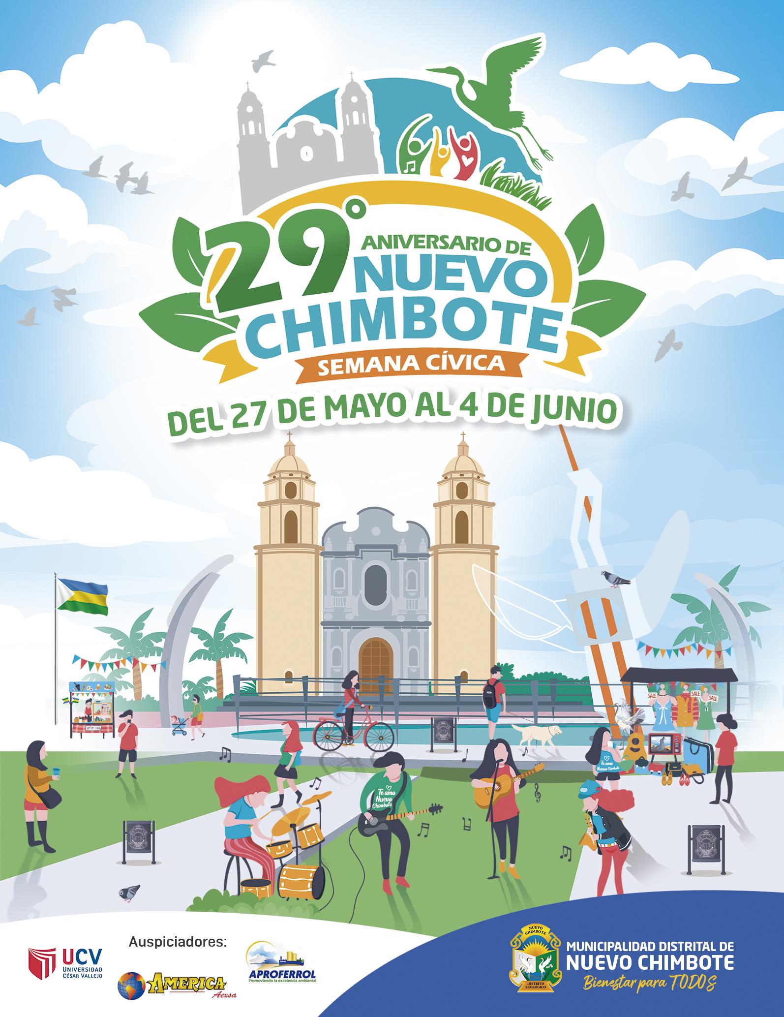 PROGRAMA SEMANA CÍVICA NUEVO CHIMBOTE 2023 - BIENESTAR PARA TODOS by Municipalidad Nuevo ...