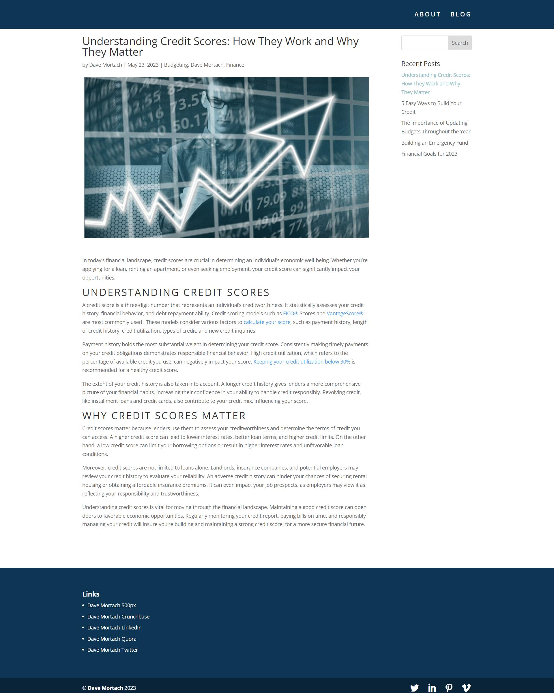 Understanding Credit Scores How They Work and Why They Matter Dave ...