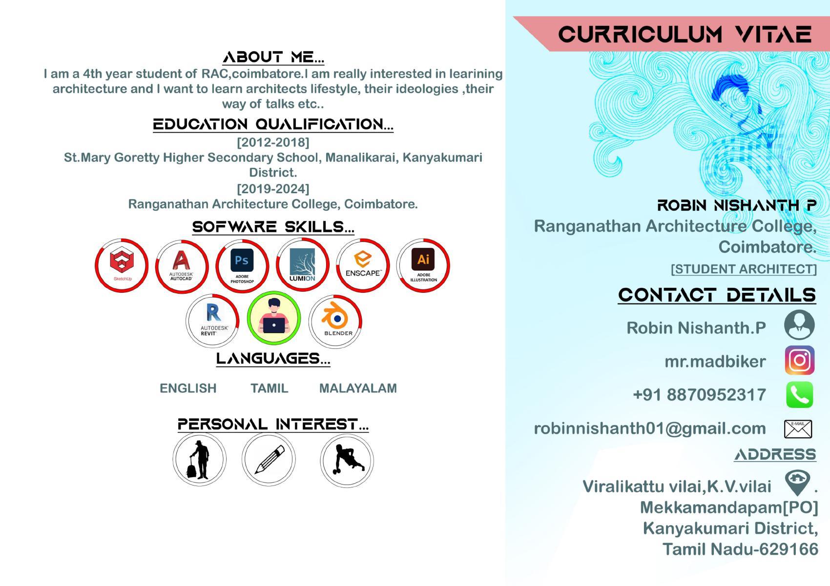 Architecture Internship Portfolio 2023 by Robin Nishanth.p - Issuu