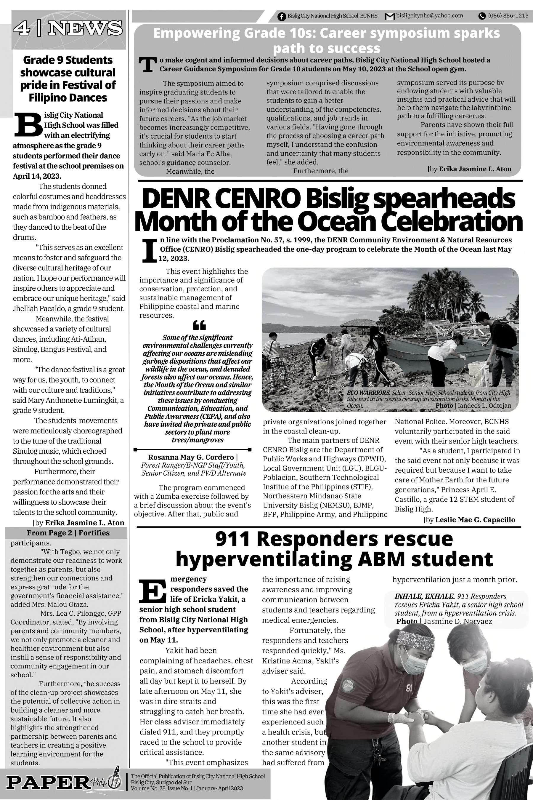 Paper Pulp - Vol. 28, Issue No. 1 by Bislig City NHS (CARAGA - Bislig ...