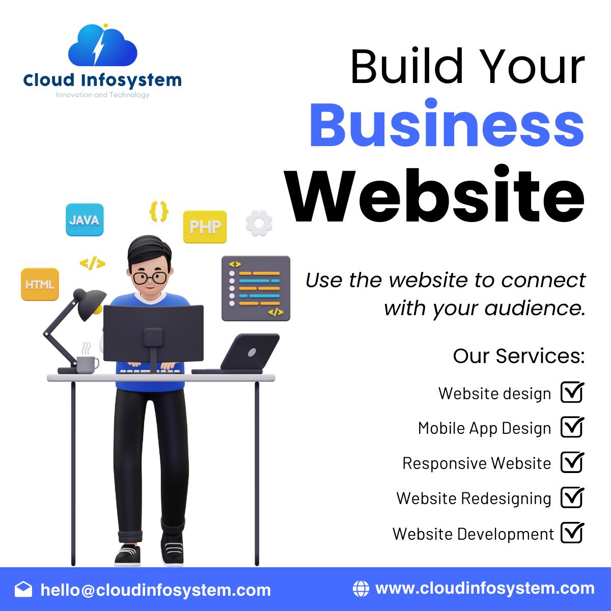 Leave a lasting digital footprint with a website that reflects your brand by Cloud Infosystem ...