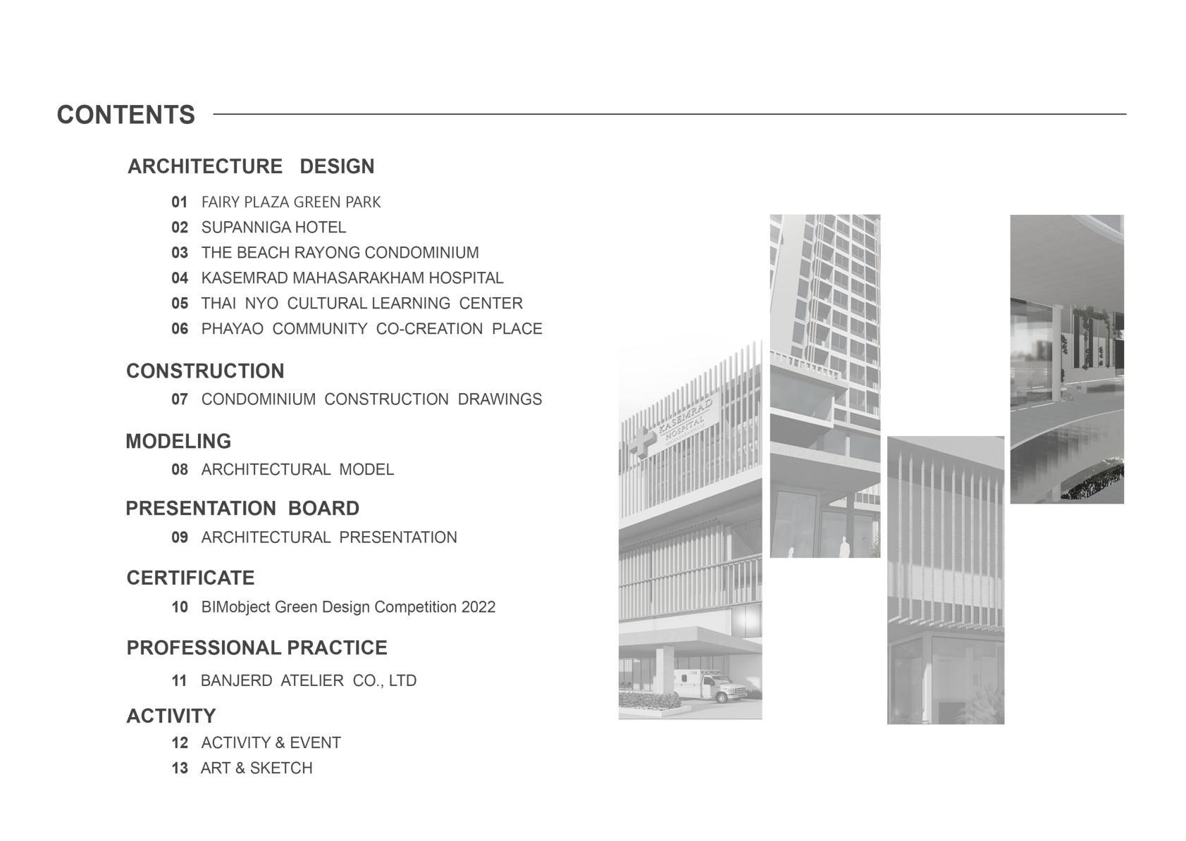 PORTFOLIO ARCHITECTURE by NICHAKAN_yok - Issuu