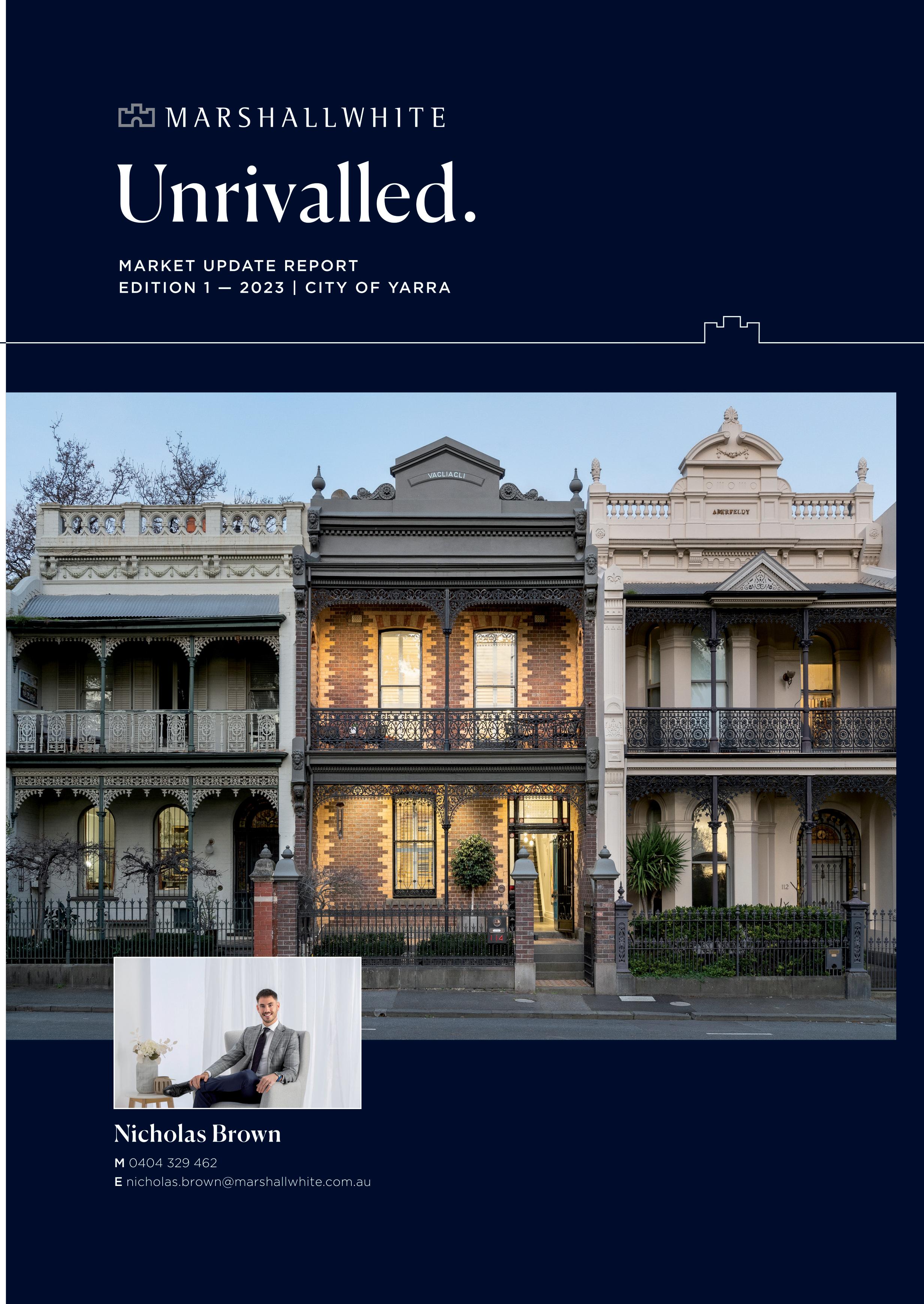 Market Update Report 2023 - Issue 1 - Nicholas Brown (City of Yarra) by ...