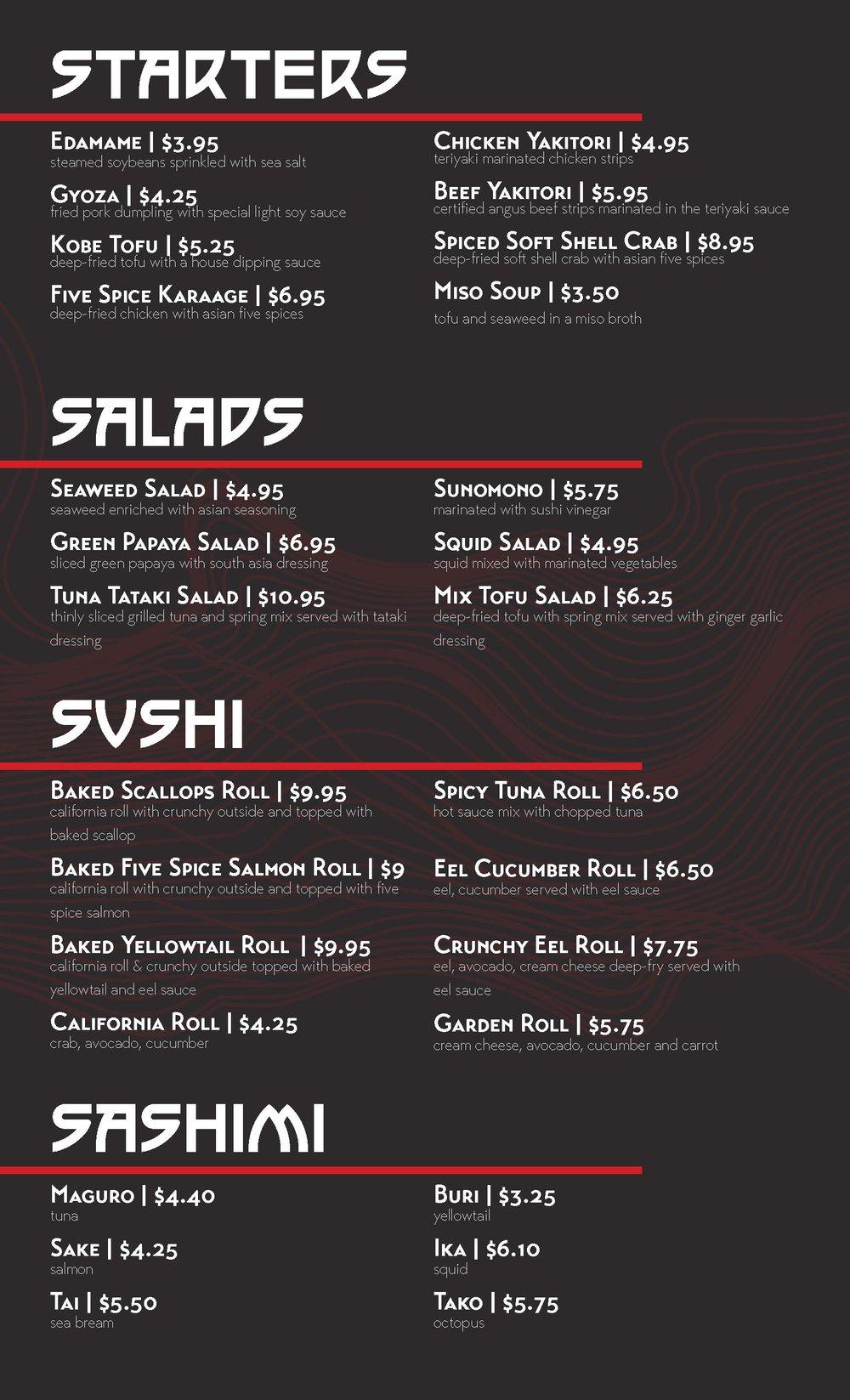 Kobe Menu by Sarah Sliman - Issuu