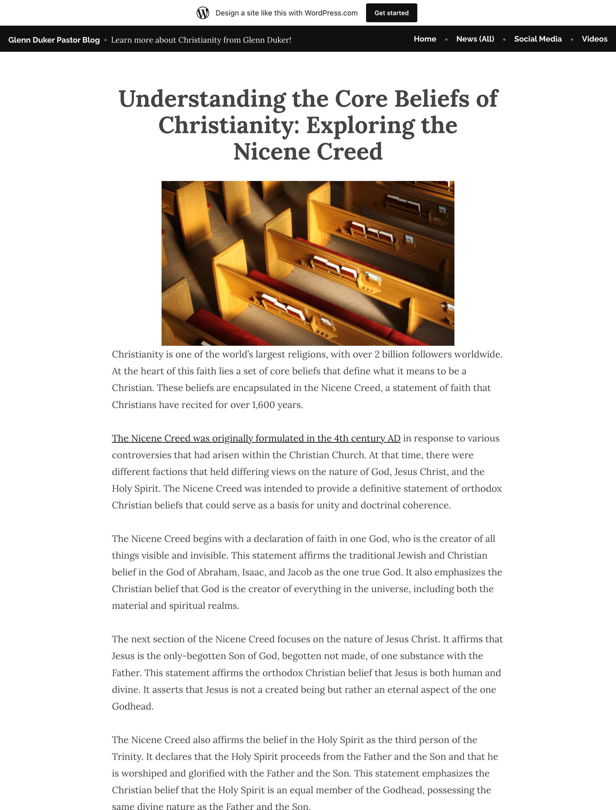 Key Beliefs Of Christianity