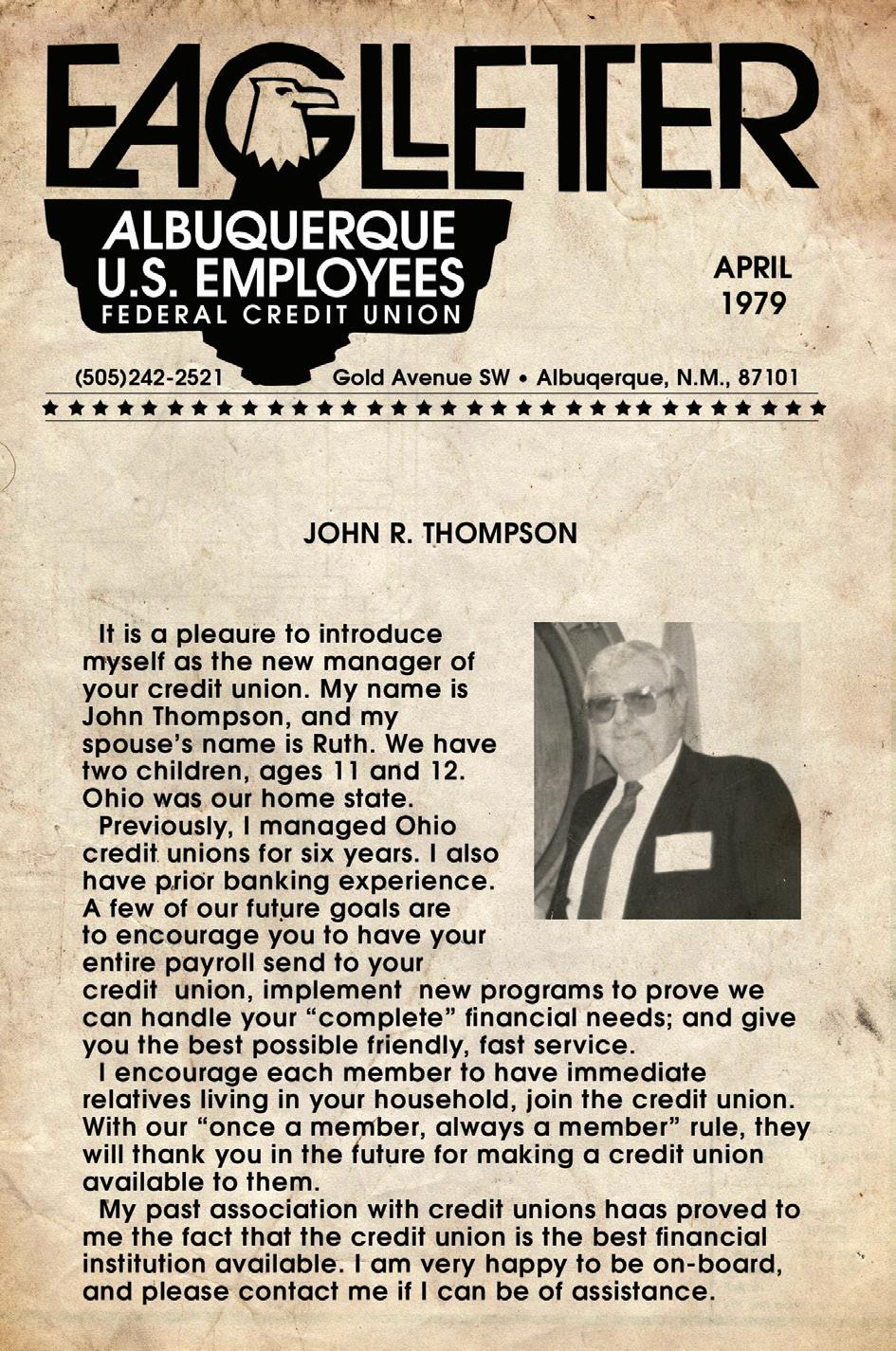 The Story of U.S. Eagle Federal Credit Union by useaglefcu - Issuu