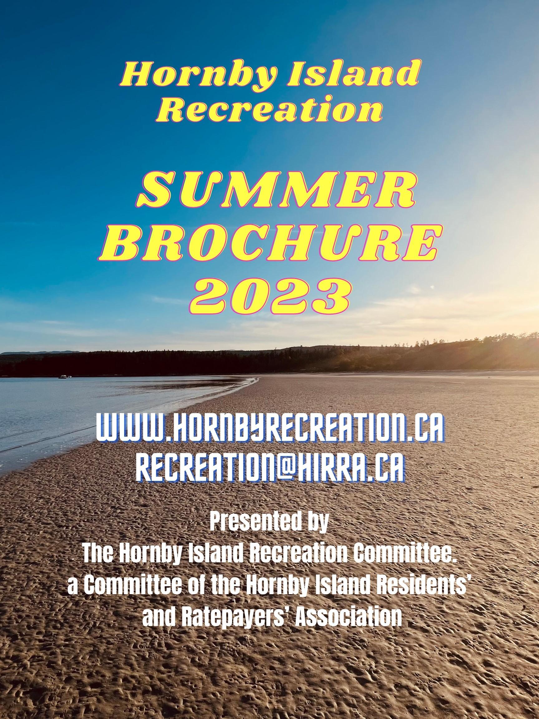 Hornby Recreation Summer Brochure 2023 by hornbyrecreation - Issuu