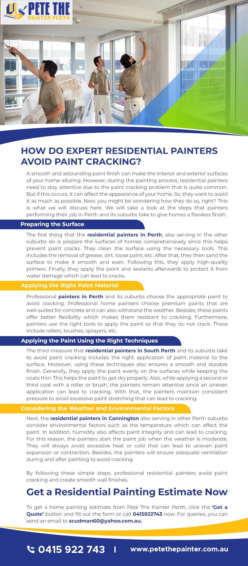 HOW DO EXPERT RESIDENTIAL PAINTERS AVOID PAINT CRACKING? by Pete The ...