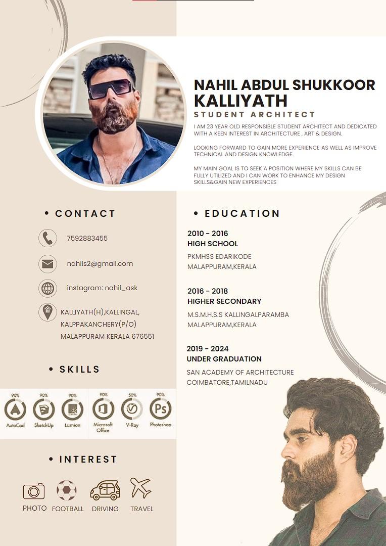 internship cv architecture nahil ask by nahil ask - Issuu