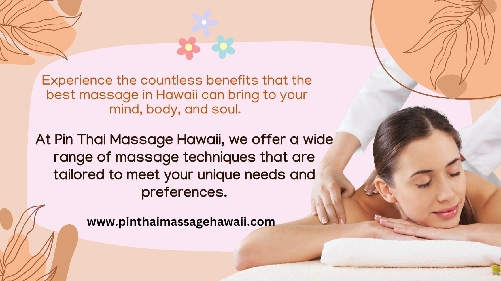 Pin Thai Massage Hawaii Best Massage Hawaii By Pin Thai Massage Issuu