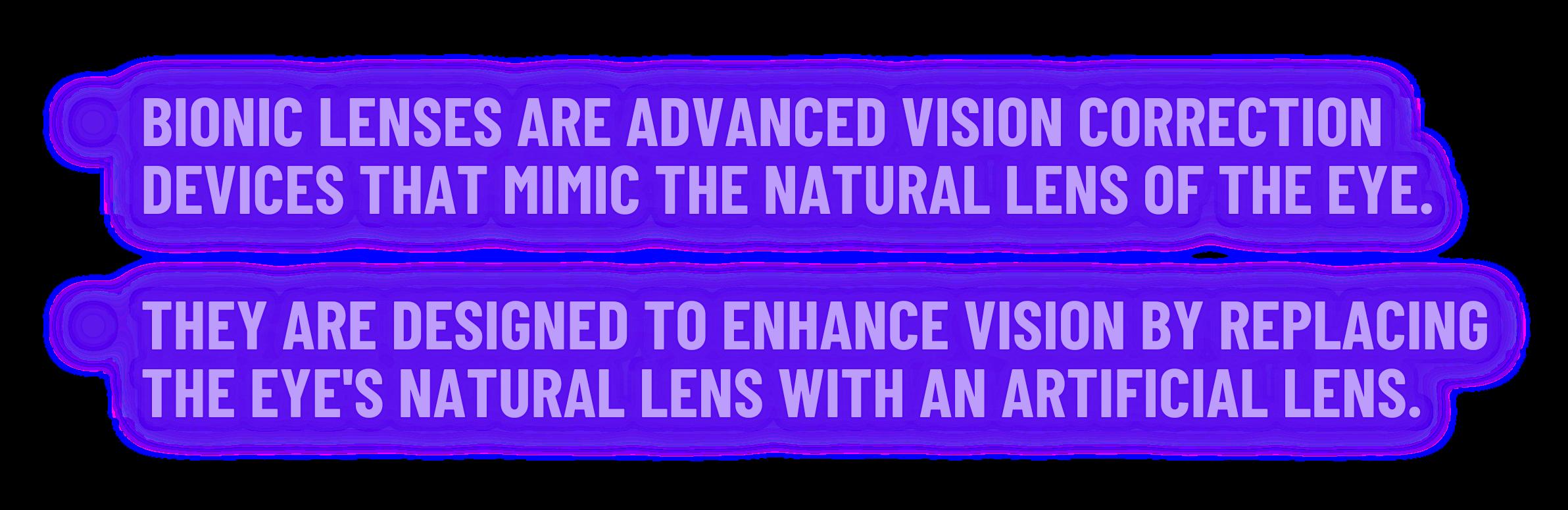 Enhanced Vision with Bionic Lenses by Tyler Donawan - Issuu