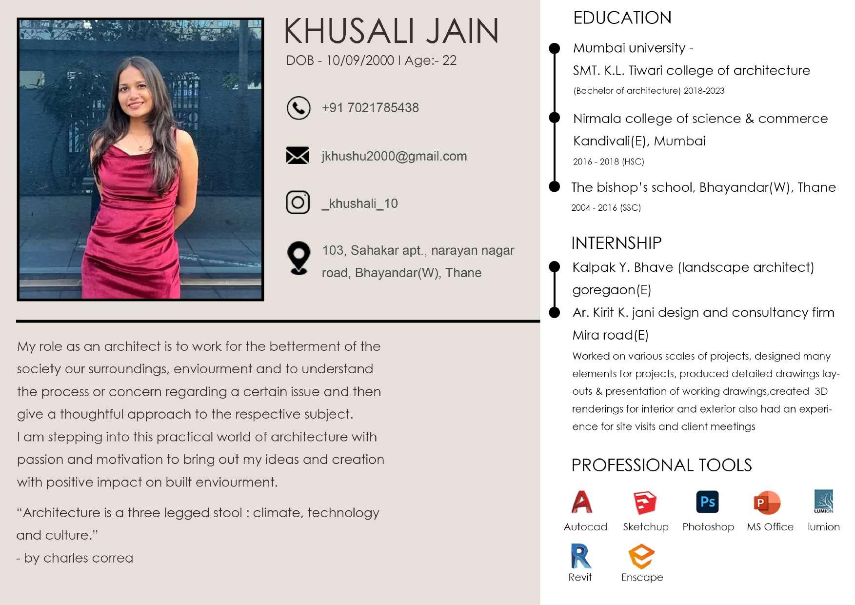 ARCHITECTURAL PORTFOLIO I KHUSALI JAIN (2018-2023) by 11_khushali jain ...
