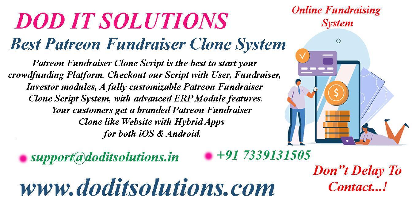 Patreon Fundraiser Clone Script - DOD IT SOLUTIONS by DOD Readymadeclonescript - Issuu