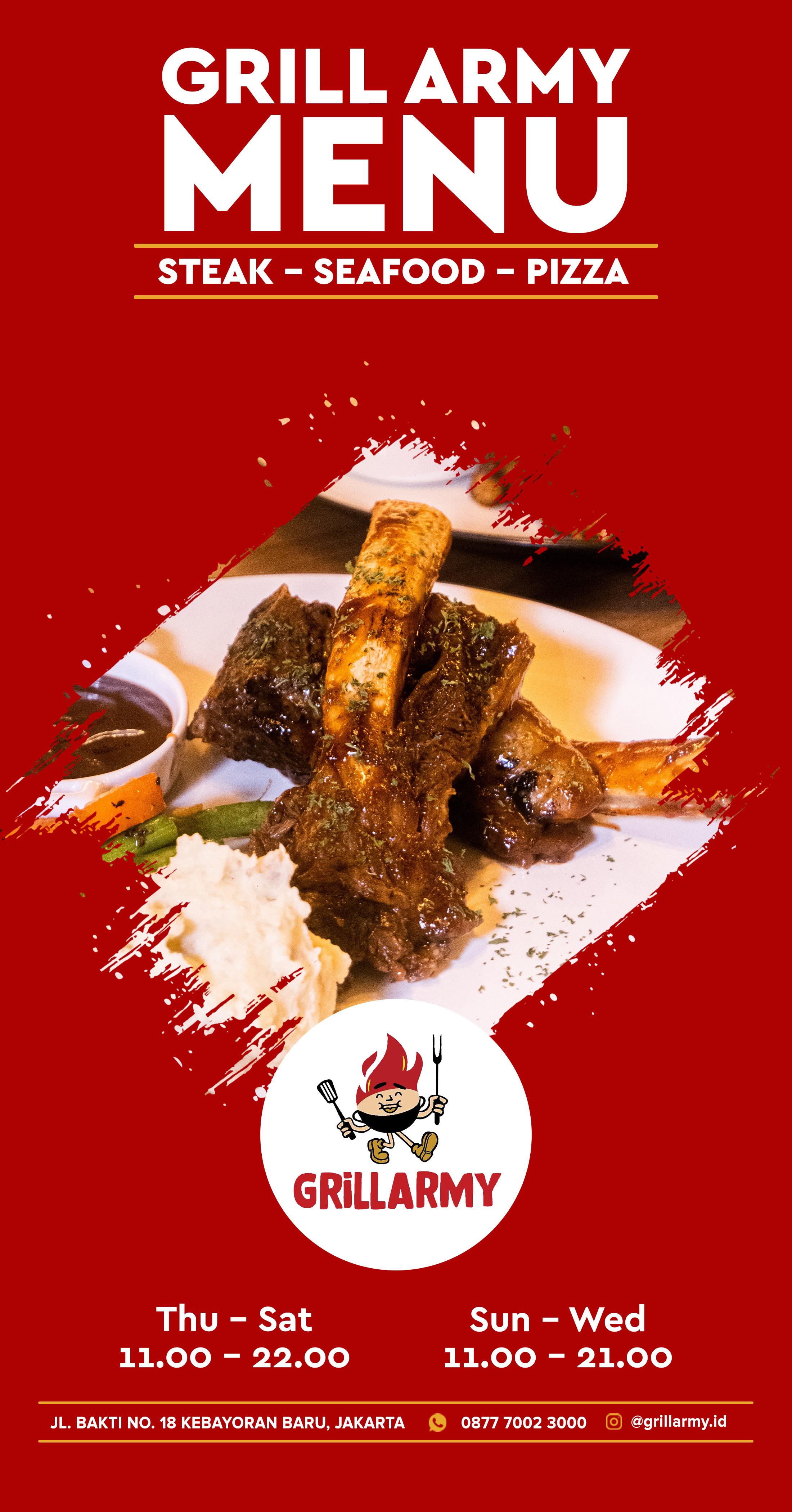 MENU GRILL ARMY by Grill Army - Issuu