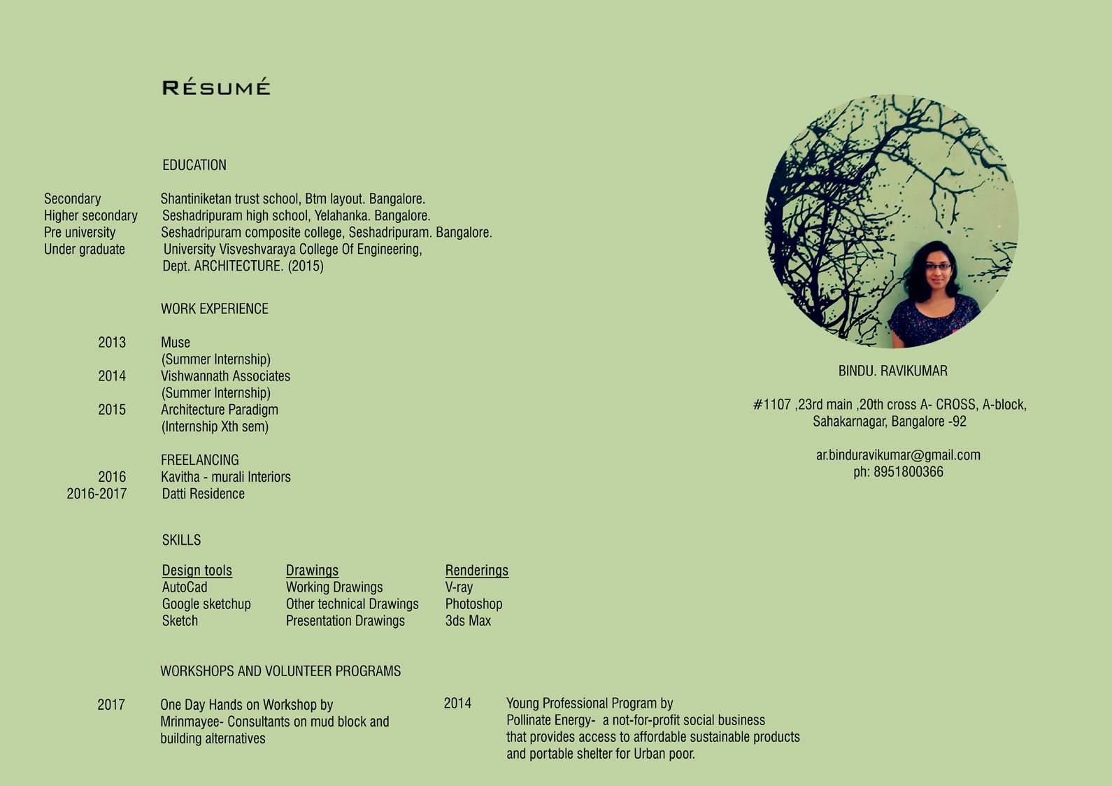 Bindu Ravikumar Portfolio by Bindu ravikumar - Issuu