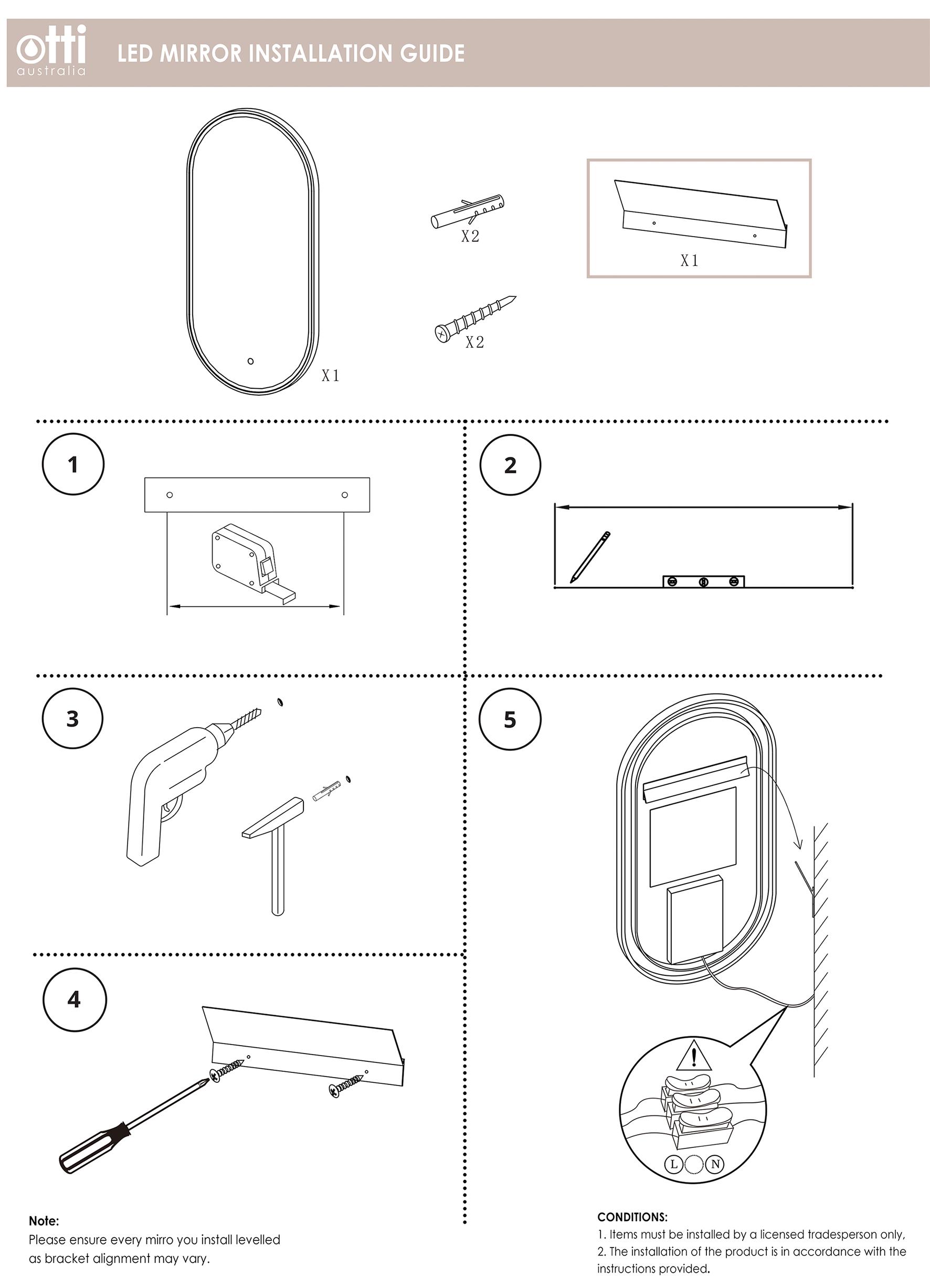 Led Mirrors Installation by OTTI Australia - Issuu