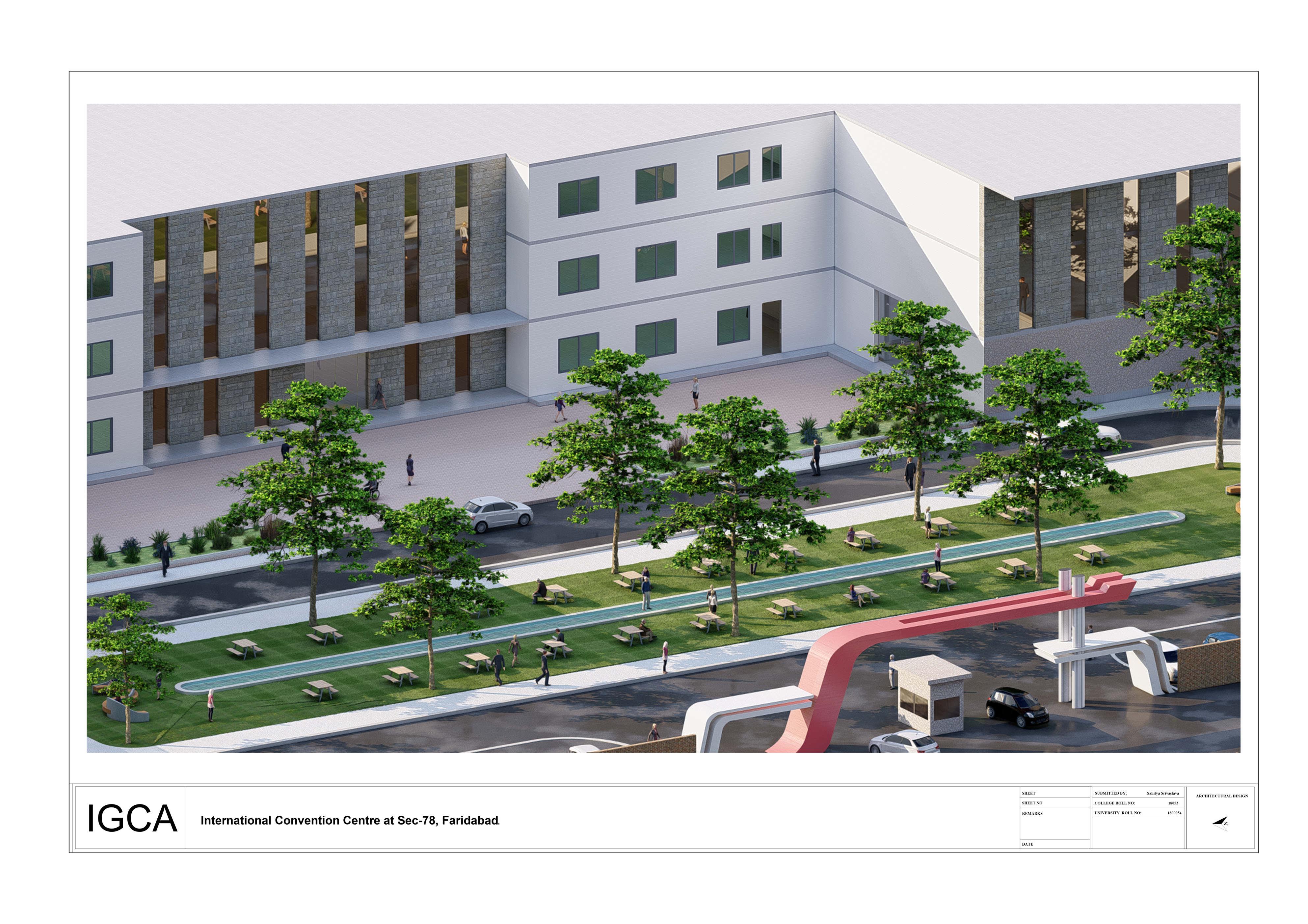 INTERNATIONAL CONVENTION CENTRE AT FARIDABAD by sahitya srivastava - Issuu