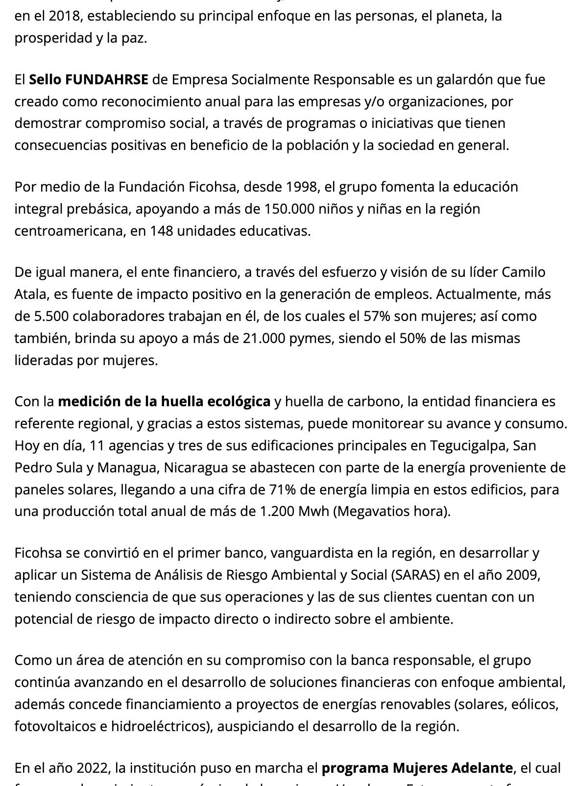 El compromiso con la responsabilidad social en Honduras de Camilo Atala ...