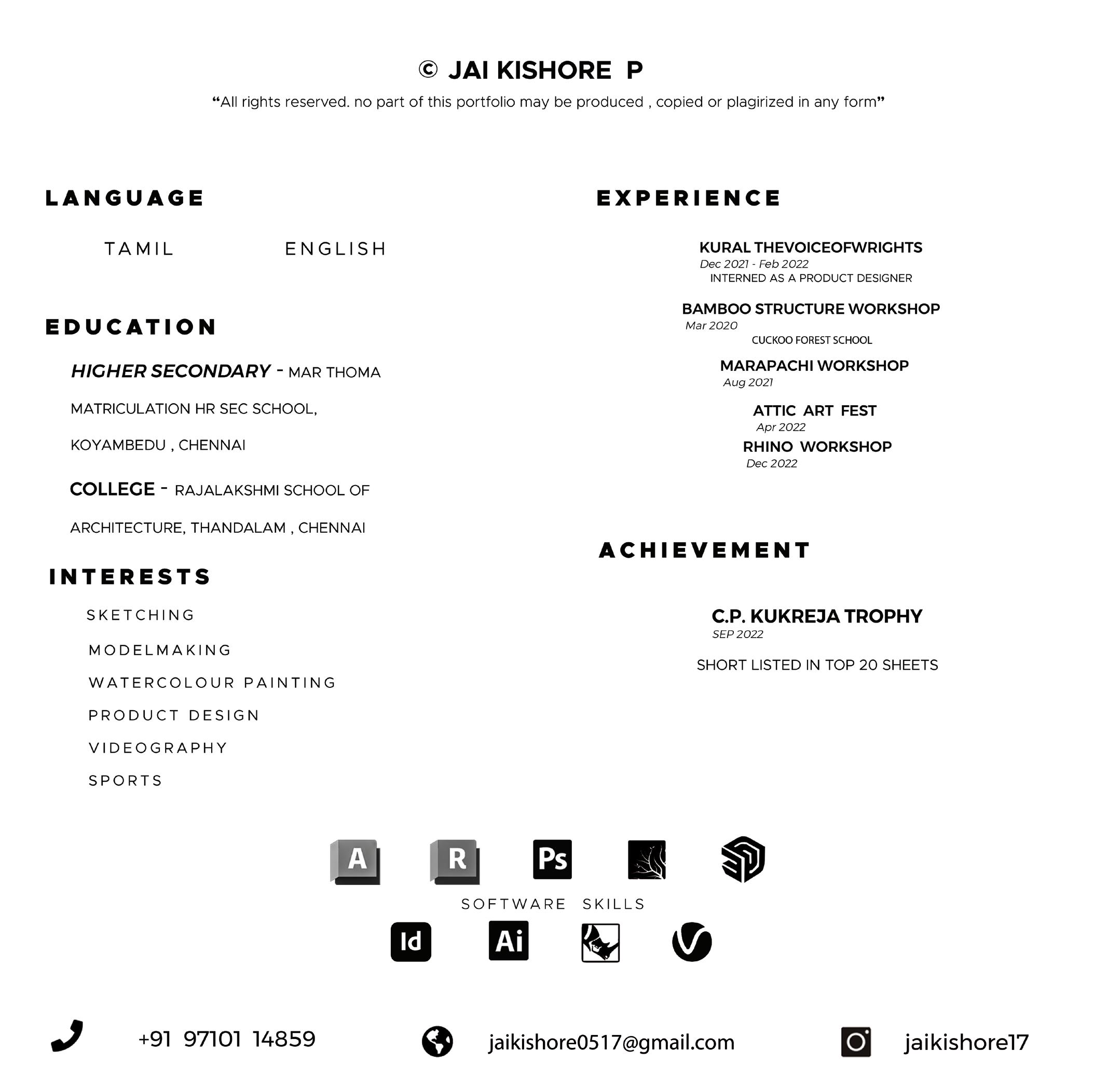 JAI KISHORE P ARCHITECTURAL PORTFOLIO by JAI KISHORE - Issuu