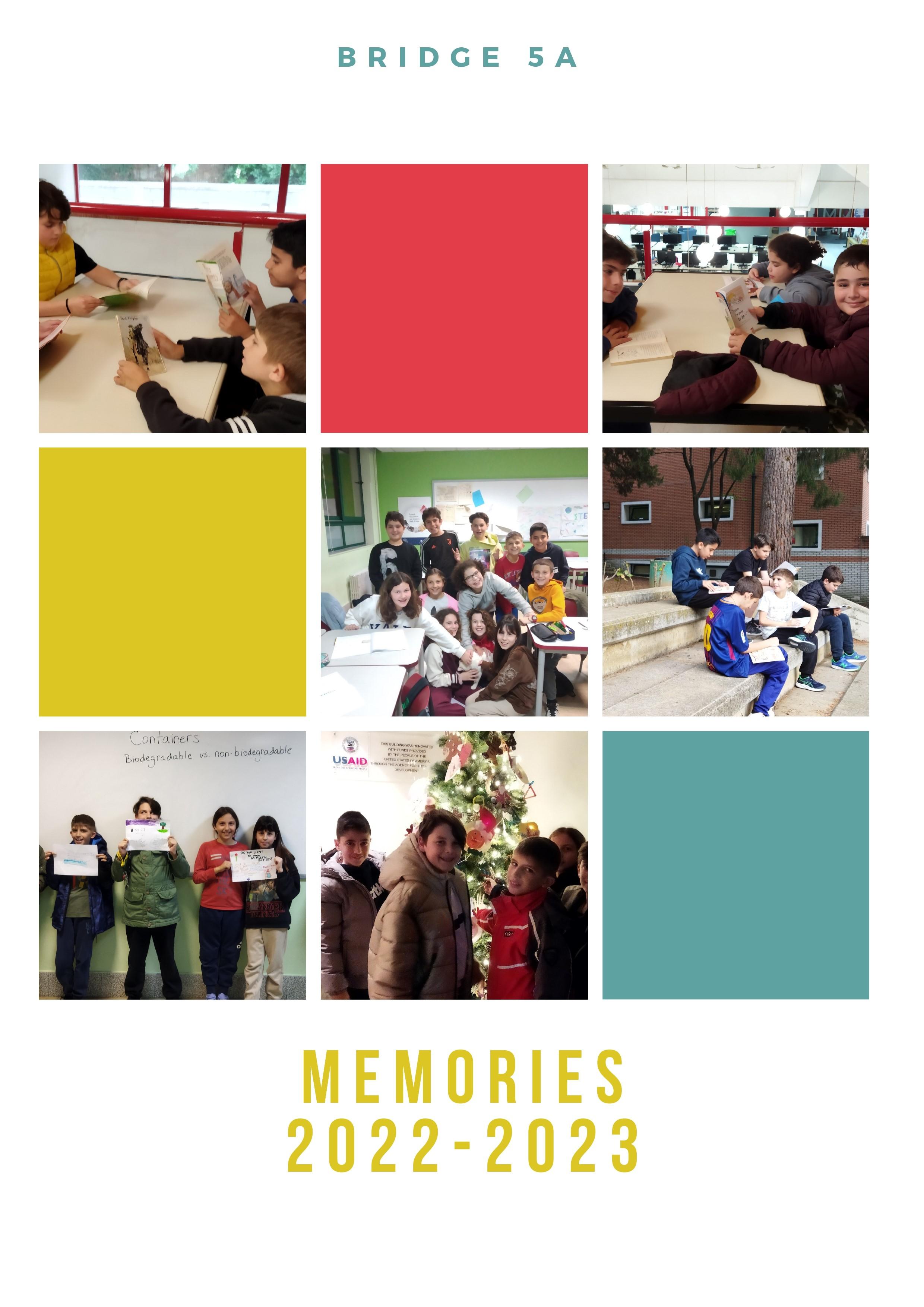 Bridge Bilingual Level 5 Yearbook 2022-23 by Anatolia College - Issuu