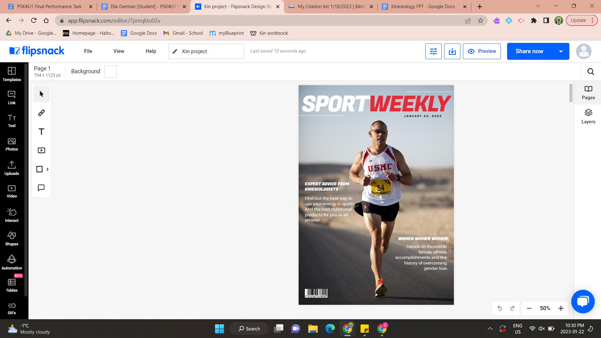Kin - 202301a Sport Weekly by Igor Prostran [Staff] - Issuu
