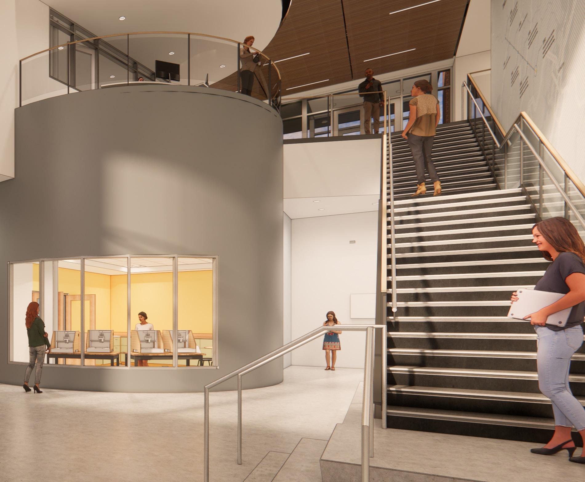 Woodrow w. Bolick Advanced Technology + Student Success Center by VMDO ...