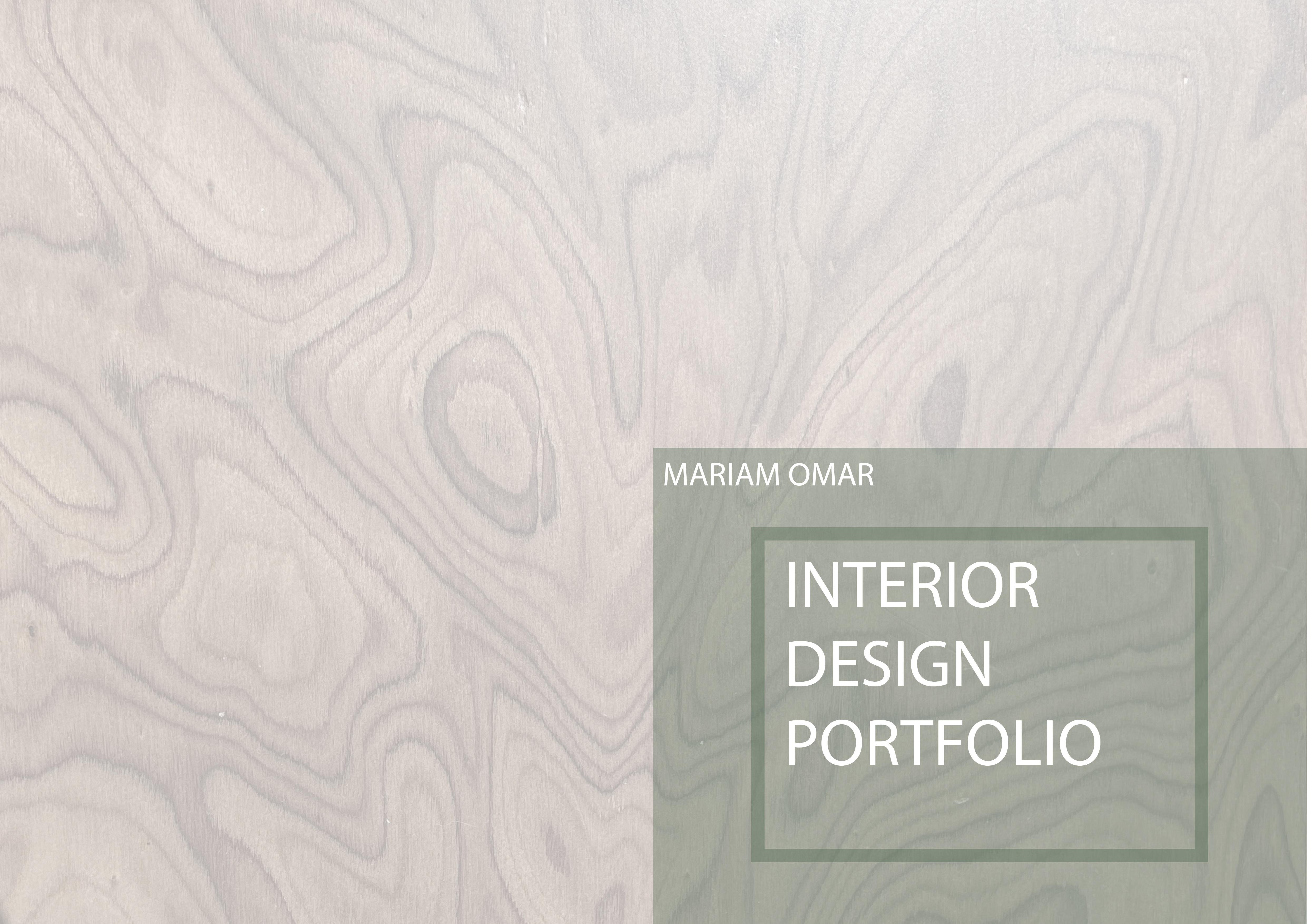 Interior design portfolio by mariam omar - Issuu