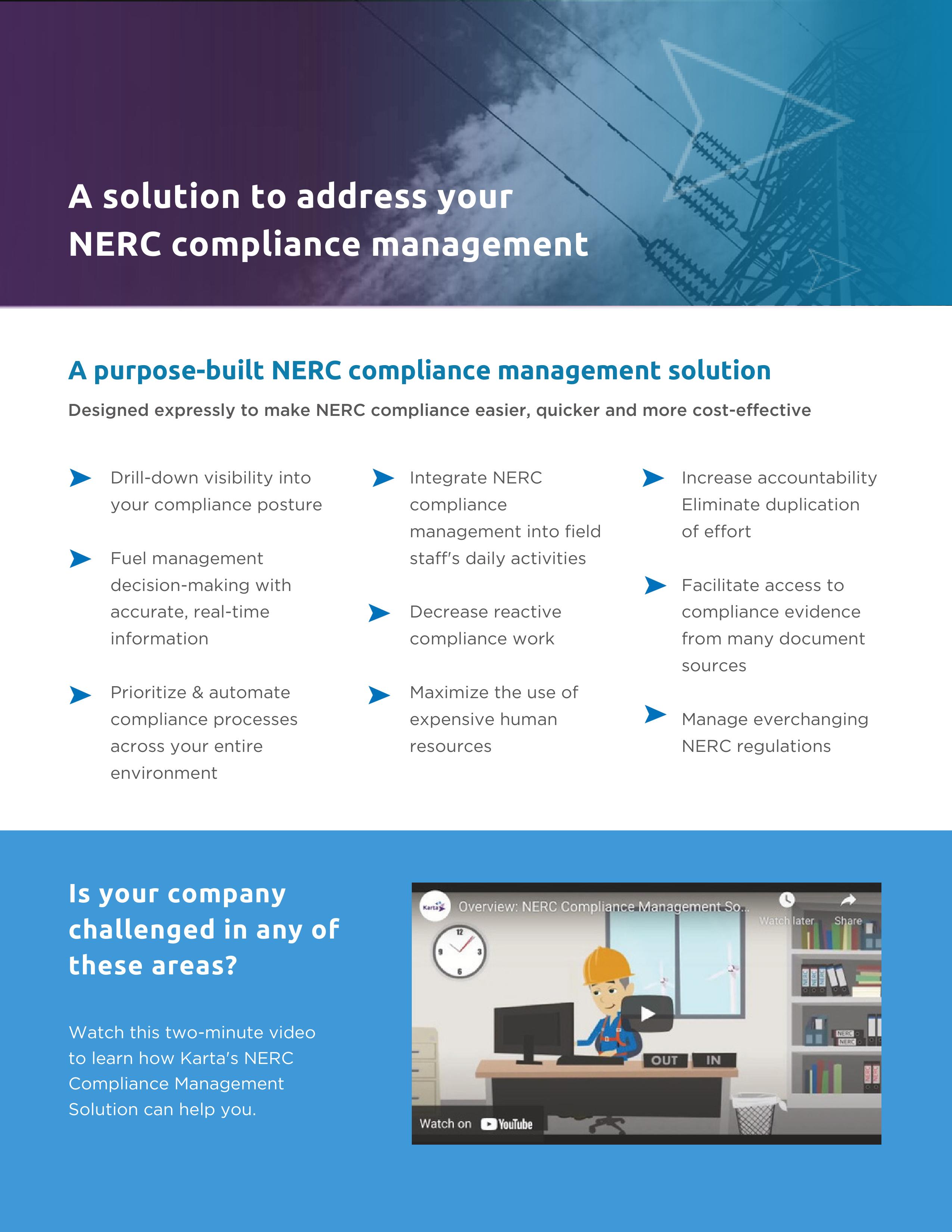 Solution overview: NERC compliance management solution built on ...