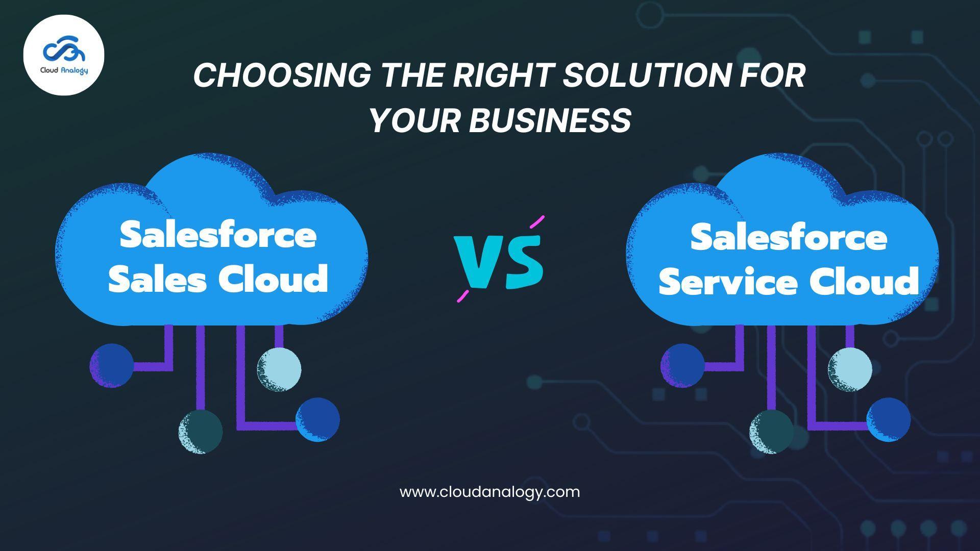 Salesforce Sales Cloud vs. Service Cloud Choosing the Right Solution ...