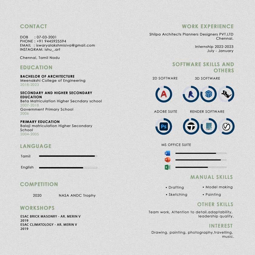ARCHITECTURE UNDERGRADUATE PORTFOLIO by ISWARYA LAKSHMI S - Issuu ARCHITECTURE UNDERGRADUATE PORTFOLIO by ISWARYA LAKSHMI S - Issuu