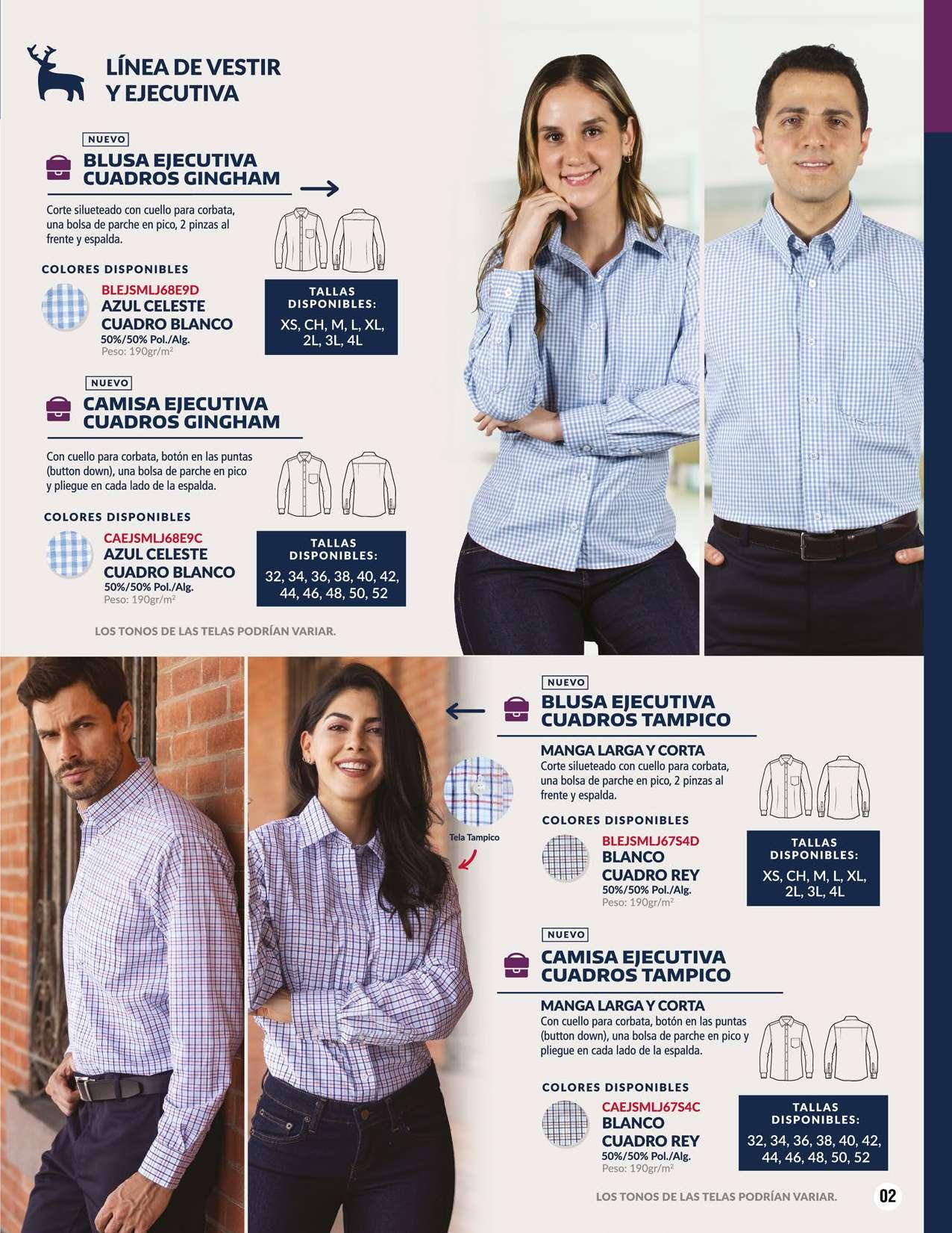 Catálogo Uniformes Unitam 2023 - 2024 - Ejecutivos, Industriales ...