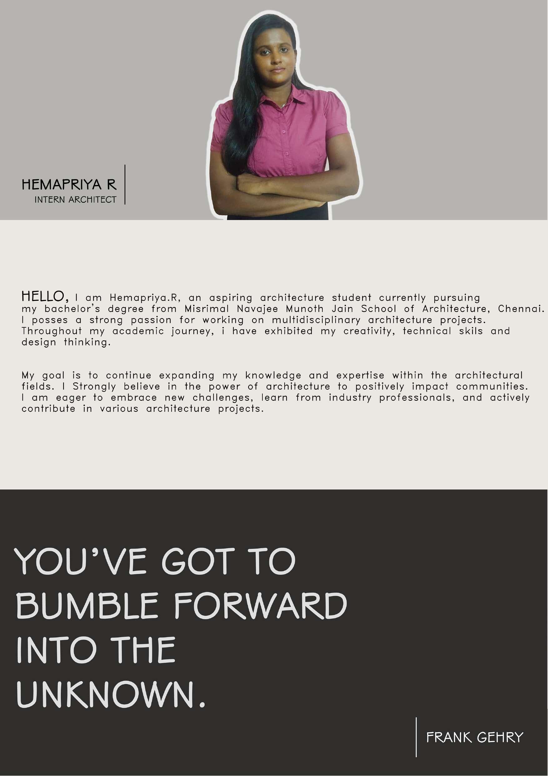 Hemapriya R - Portfolio by Hemapriya Ramamoorthy - Issuu