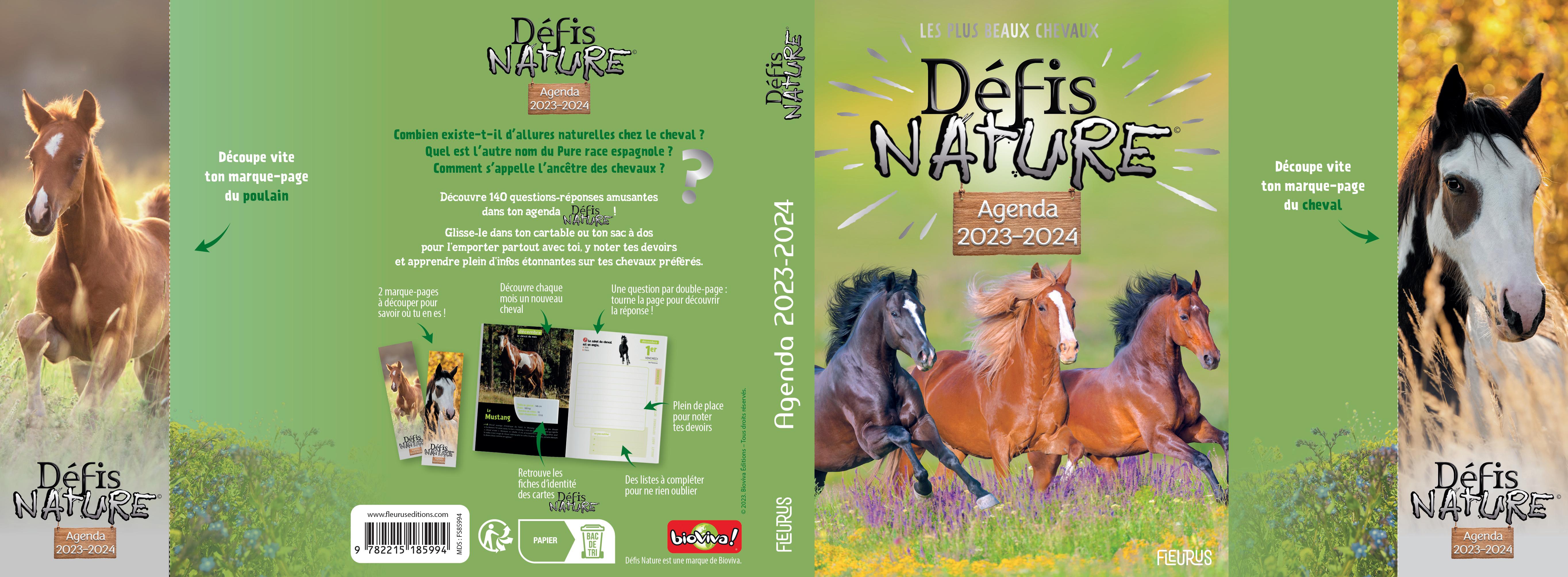 Agenda Défis Nature - Chevaux - 2023-2024 by Fleurus Editions - Issuu