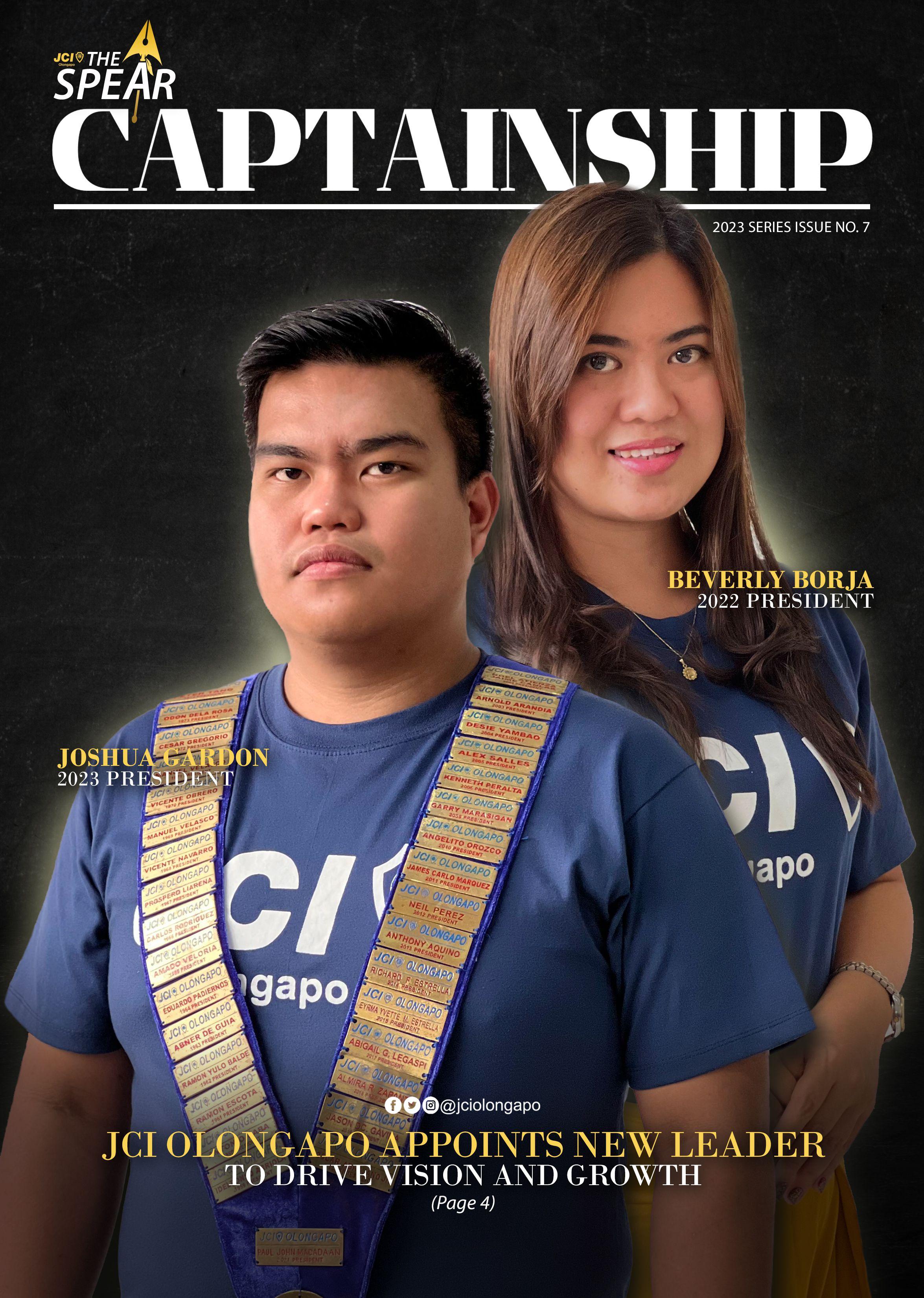 JCI Olongapo: The Spear Publication 2023 Series Issue No. 7 by Kel Gatmin - Issuu