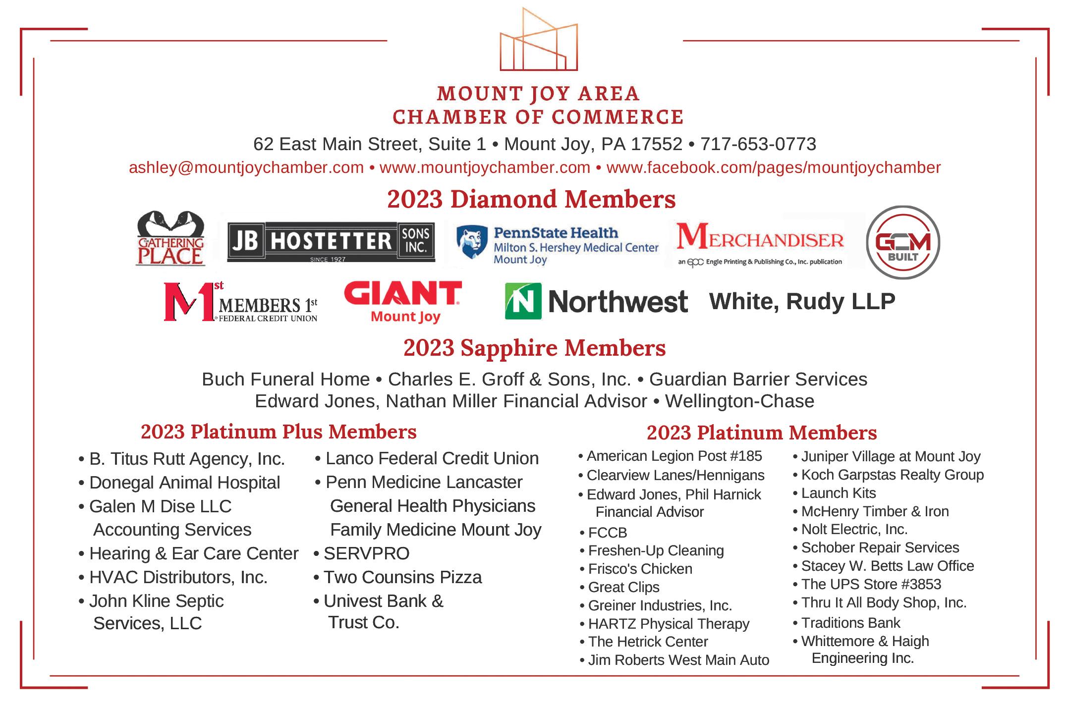 Mount Joy Area Chamber Of Commerce Business Directory 2023-24 by Engle ...