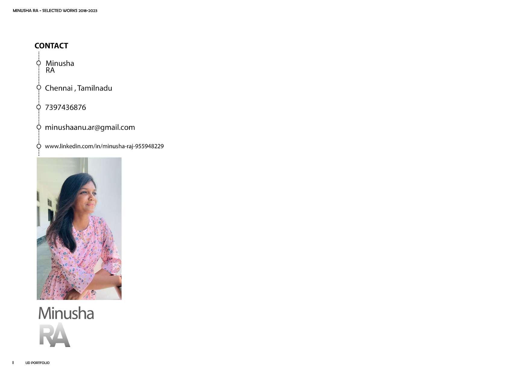 UNDERGRADUATE PORTFOLIO-MINUSHA .R by minusha_raj29 - Issuu