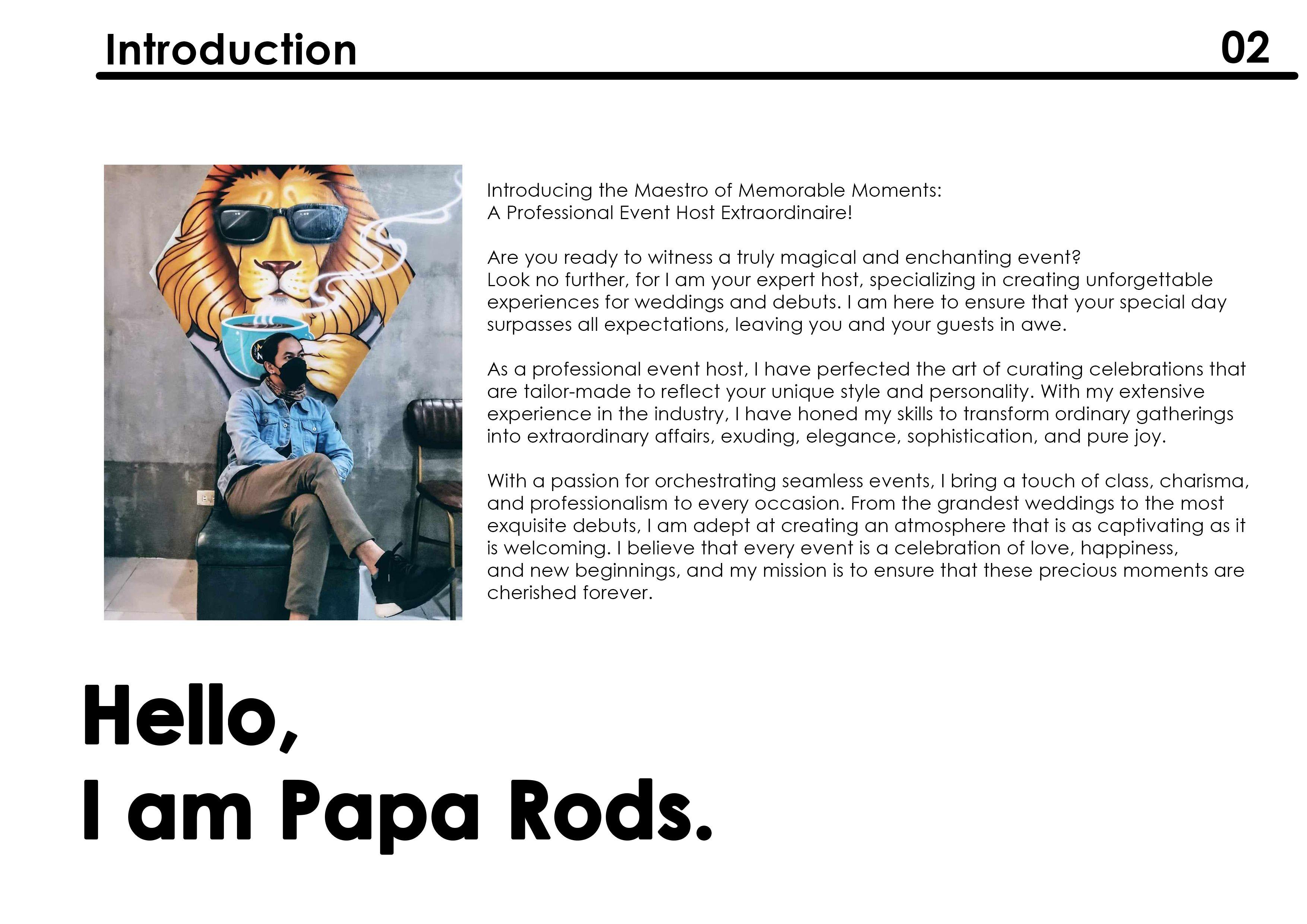 Papa Rods Baguio City Based Event Host by PapaRodskie Vlogs - Issuu