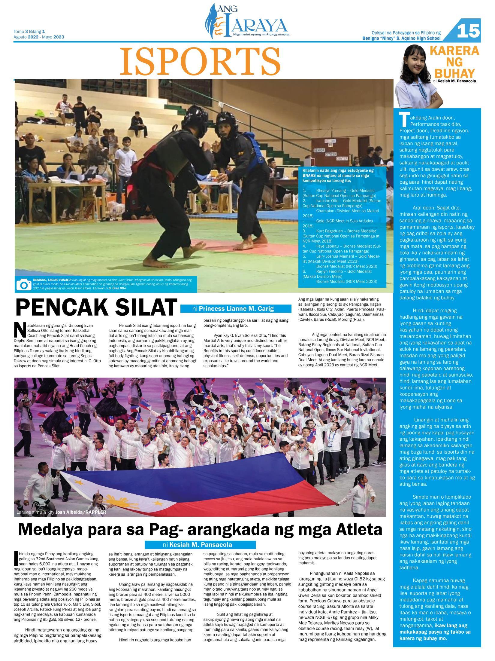 BNAHS - Ang Haraya 2023 by Shawn Caliboso - Issuu